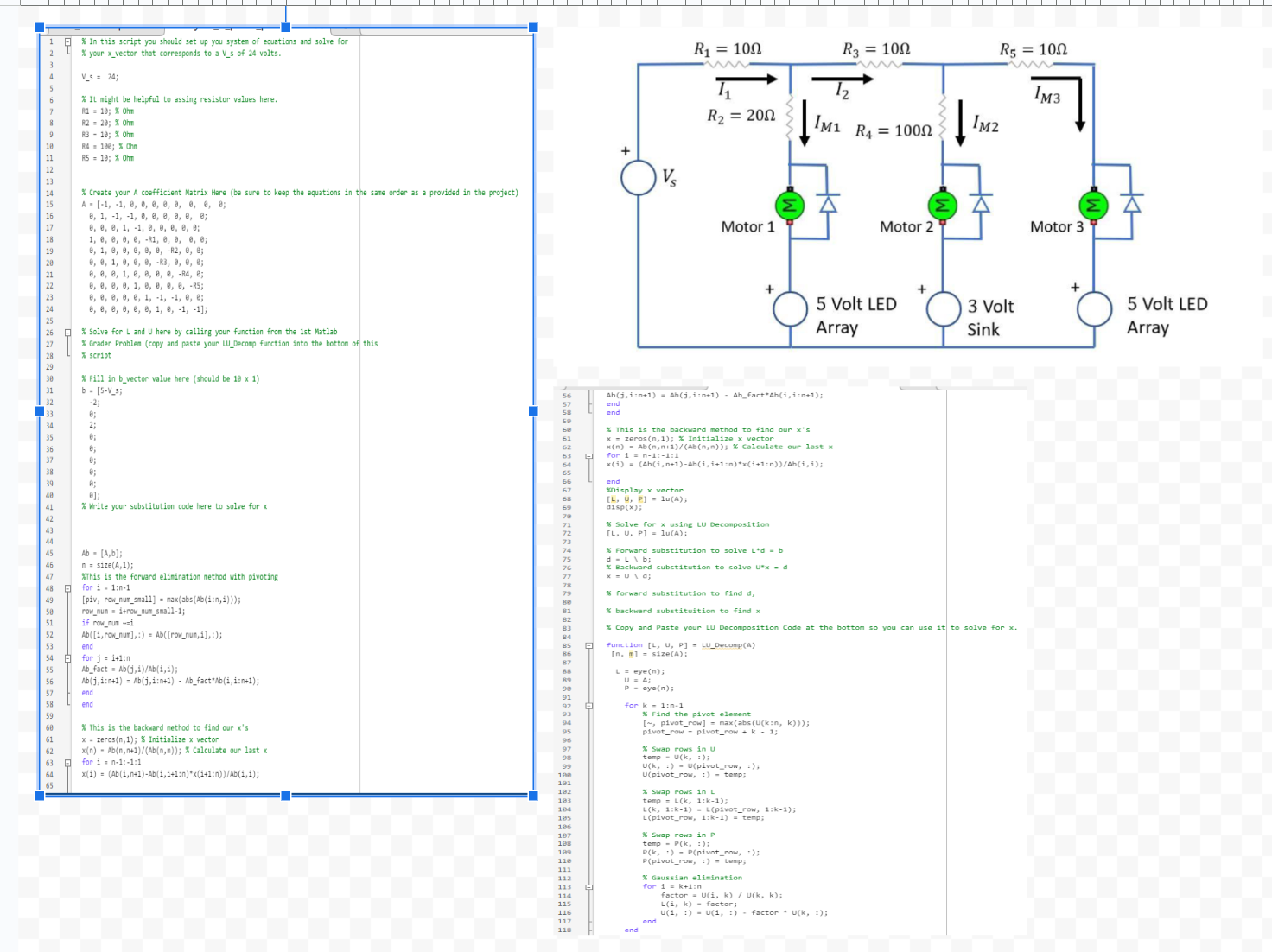 Solved This is a three part problem and I am looking for | Chegg.com