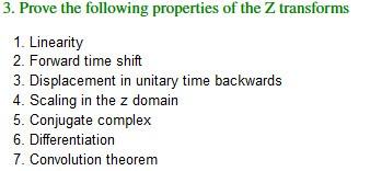 Solved 3. Prove the following properties of the Z | Chegg.com