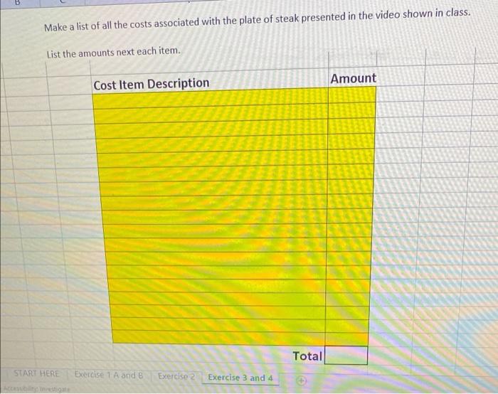 EXERCISE 1 A: Adjust AP prices into EP prices where | Chegg.com