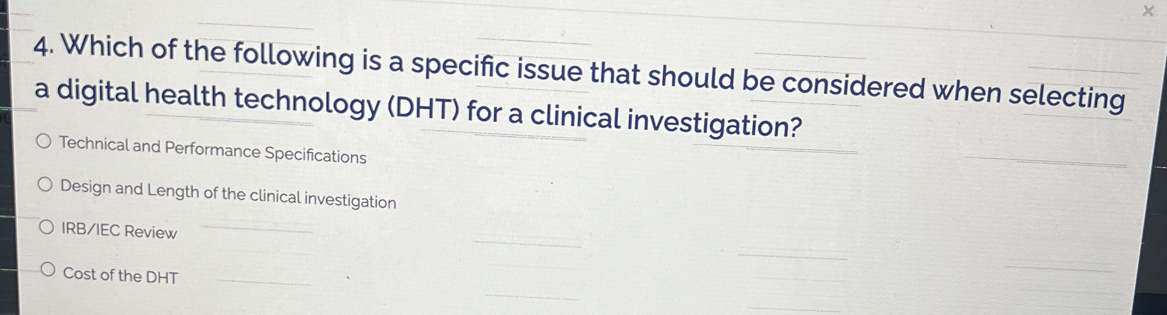 Solved Which of the following is a specific issue that | Chegg.com