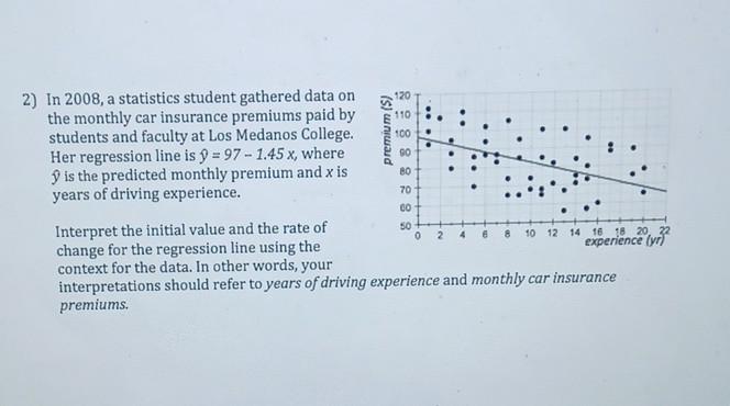 120 100 2) In 2008, a statistics student gathered | Chegg.com