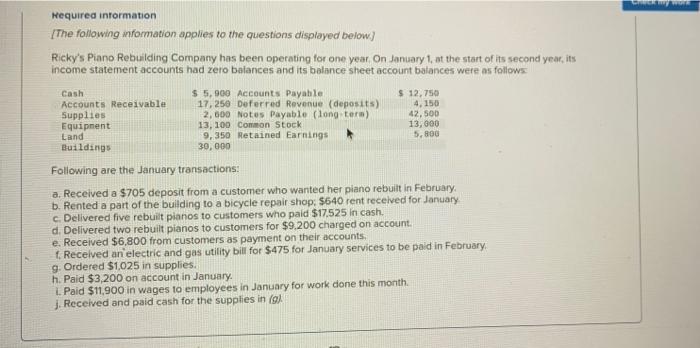 Solved SCE Required information The following information | Chegg.com