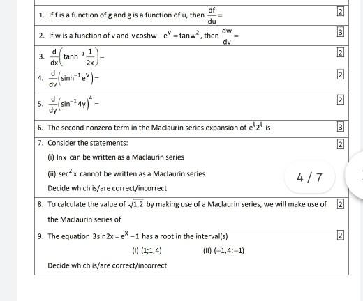 Solved 2 Df 1 Iff Is A Function Of G And G Is A Function Of
