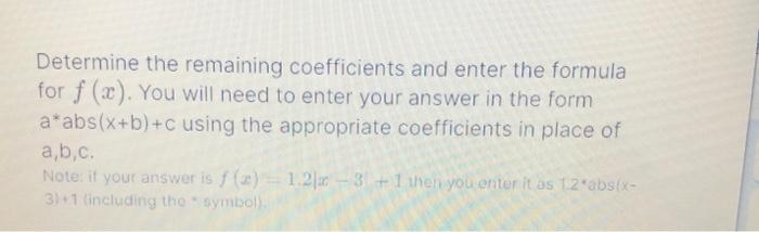 Solved Question 16: Graphs of absolute value functions 1.0 | Chegg.com