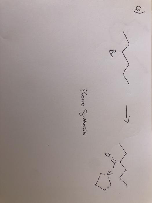 Solved Br O Retro Synthesis | Chegg.com
