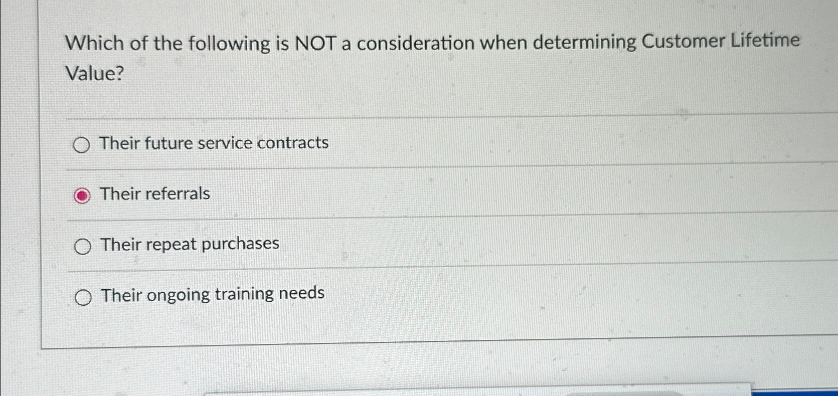 Solved Which of the following is NOT a consideration when | Chegg.com