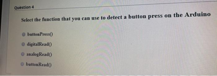 Solved Question 4 Select the function that you can use to | Chegg.com