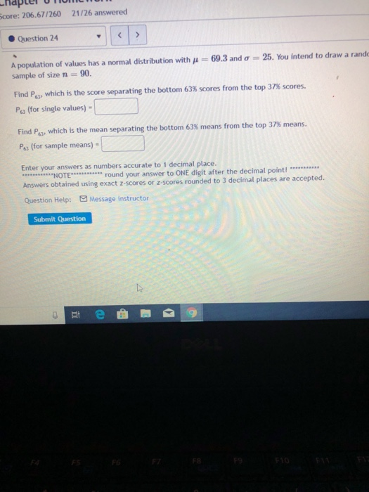 Solved hdple TML" Score: 206.67/260 21/26 answered Question | Chegg.com