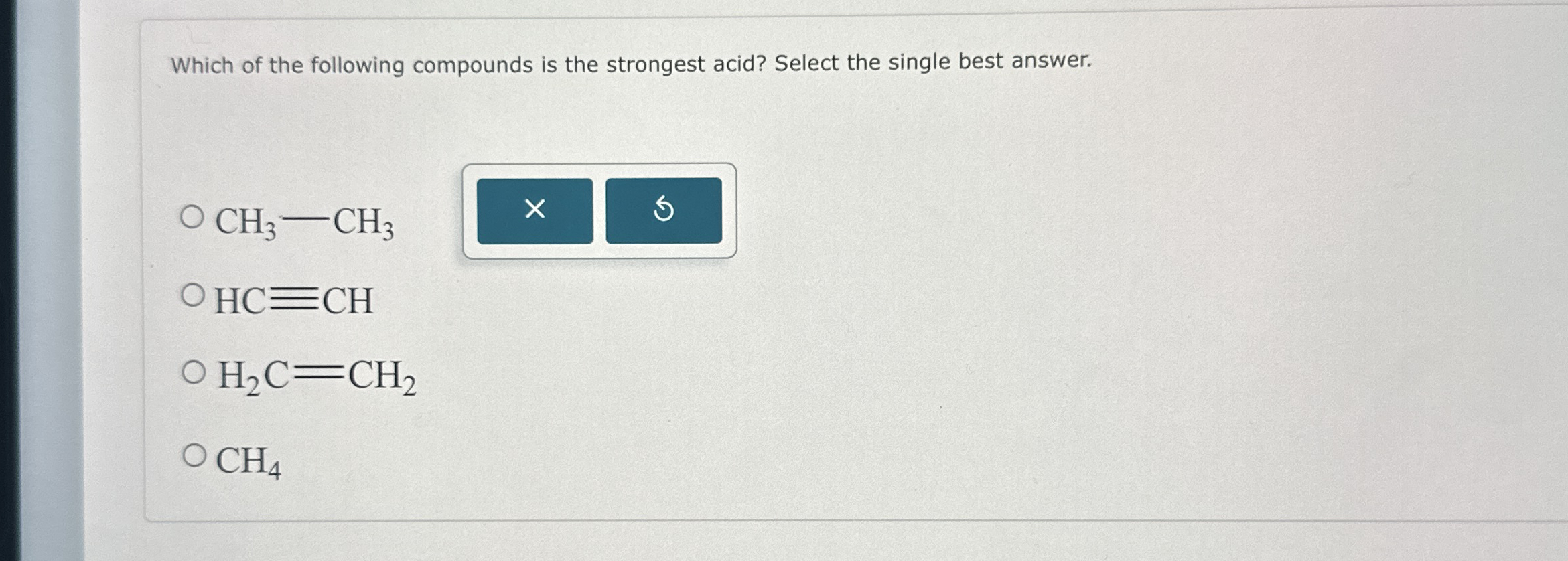 Solved Which of the following compounds is the strongest | Chegg.com
