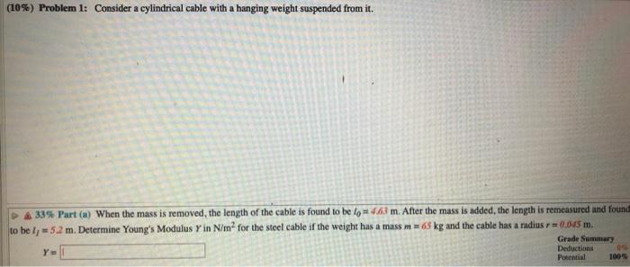 Solved (10\%) Problem 1: Consider a cylindrical cable with a | Chegg.com