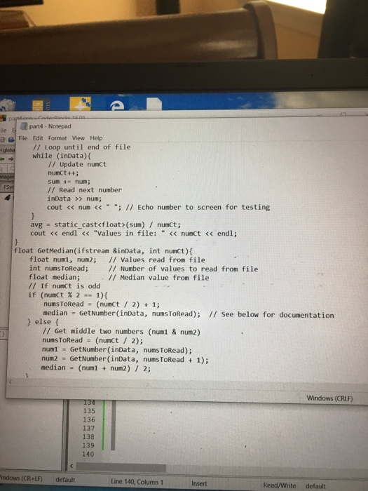 Solved the source code that i have as a txt document is | Chegg.com