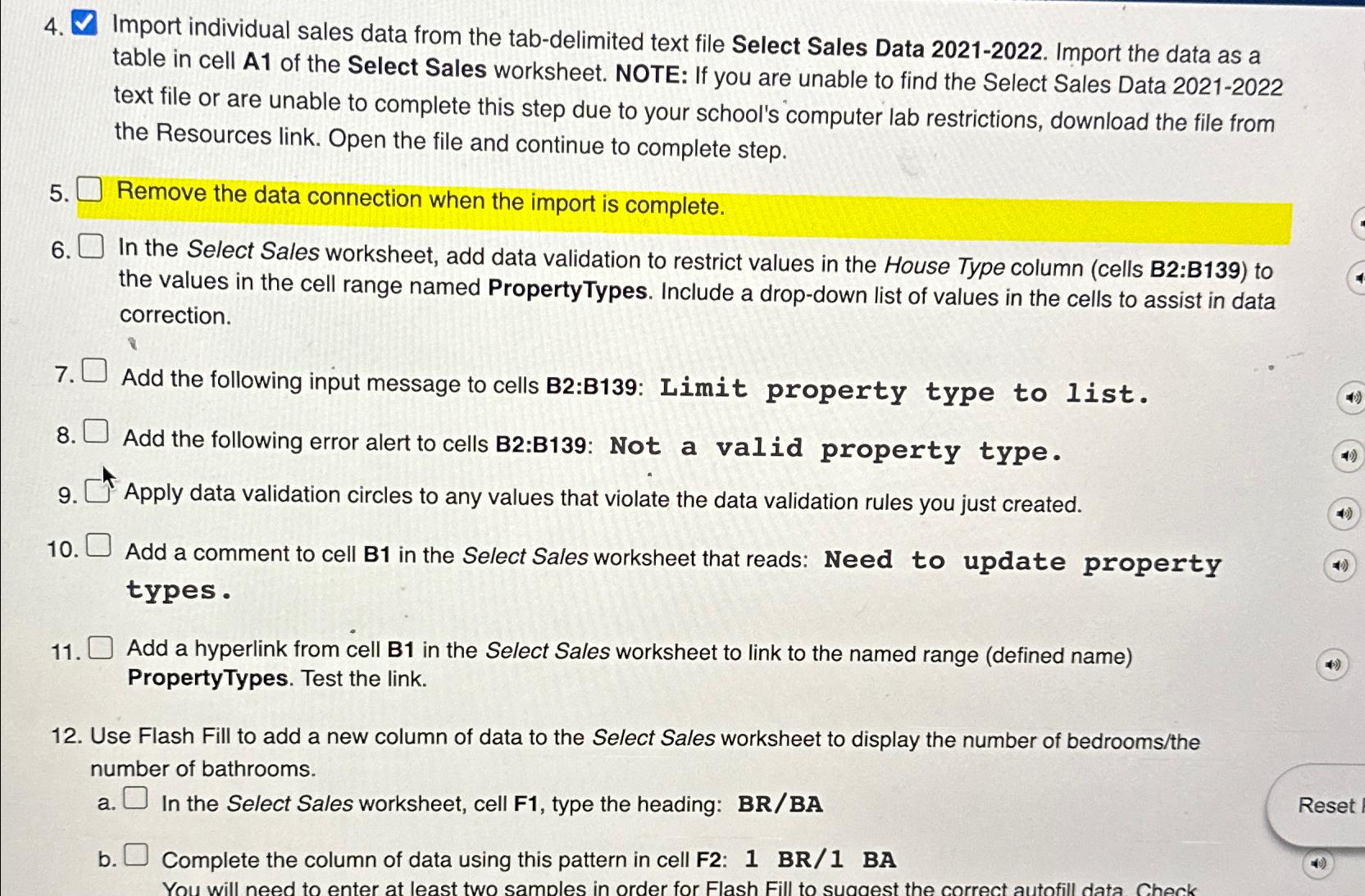 Solved Import individual sales data from the tab-delimited | Chegg.com