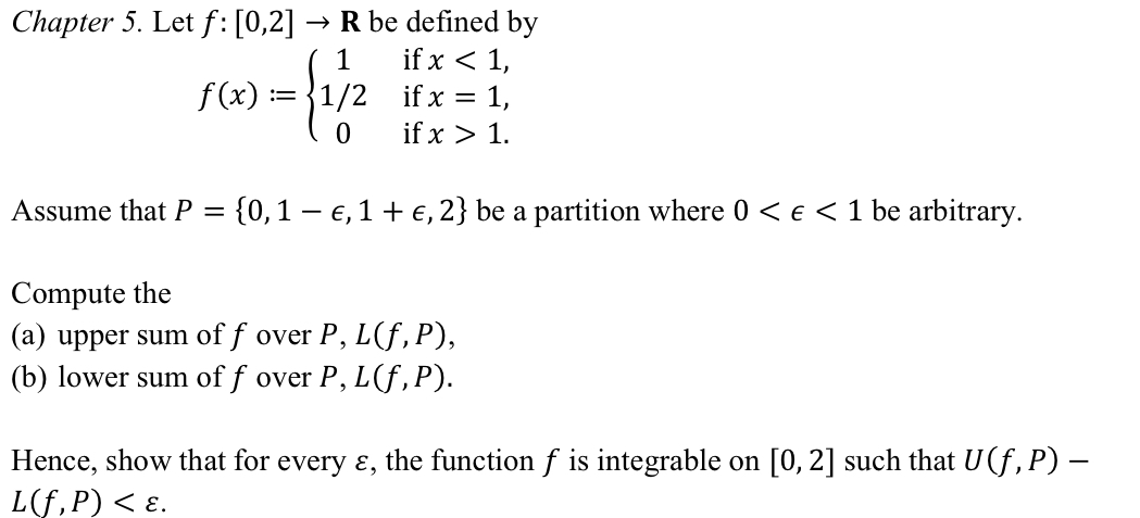 Solved INTRODUCTION TO ANALYSIS. Prof please explain clearly | Chegg.com