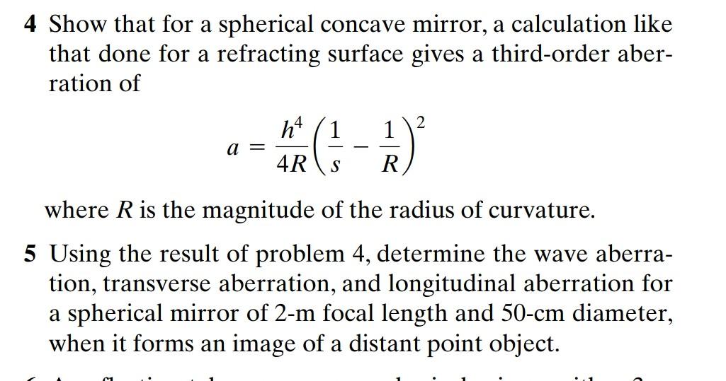 Solved 5 Using the result of problem 4, determine the wave | Chegg.com