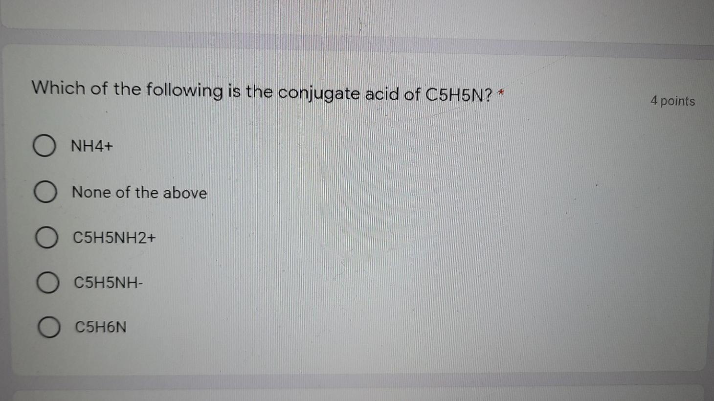 Solved Which of the following is the conjugate acid of | Chegg.com