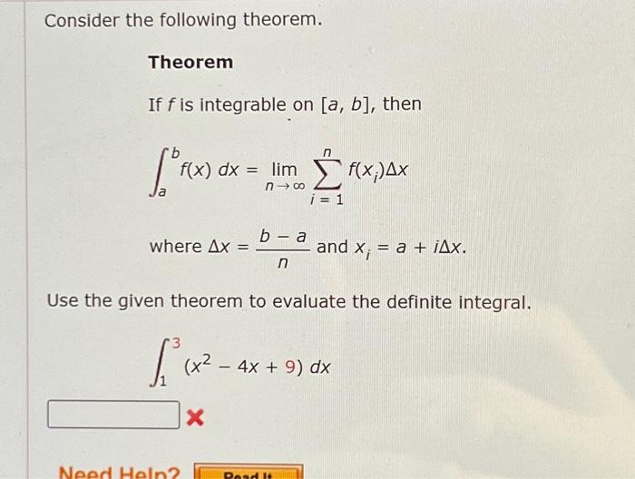 Solved Consider the following theorem. Theorem If f is | Chegg.com
