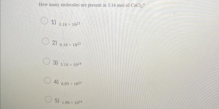 Solved Given the balanced equation how many molecules of | Chegg.com