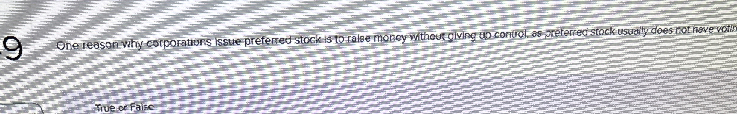 Solved One reason why corporations issue preferred stock is | Chegg.com