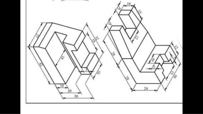 Solved draw front and side and top views | Chegg.com