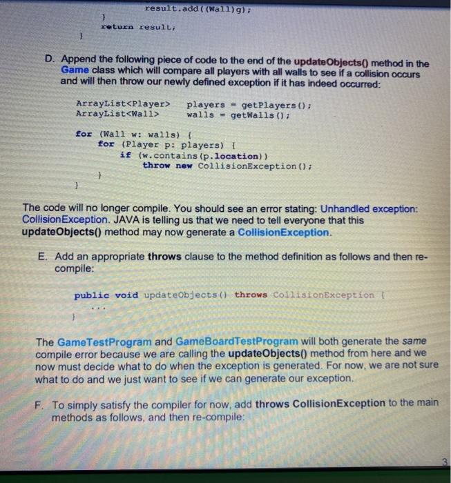 Solved Tutorial Problems: . Harmful Object Game Object Game | Chegg.com