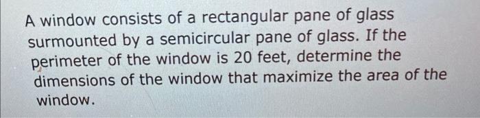 Solved A window consists of a rectangular pane of glass | Chegg.com