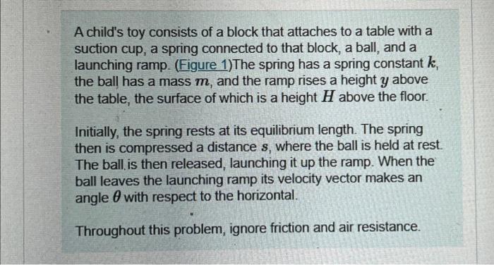 Solved Part F Calculate v₁, the speed of the ball when it | Chegg.com