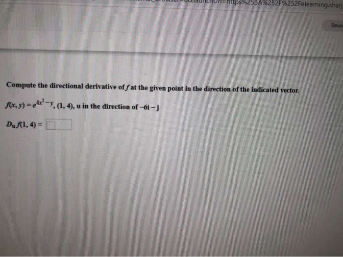 Solved F%252Felearning.sharj. Save Compute the directional | Chegg.com