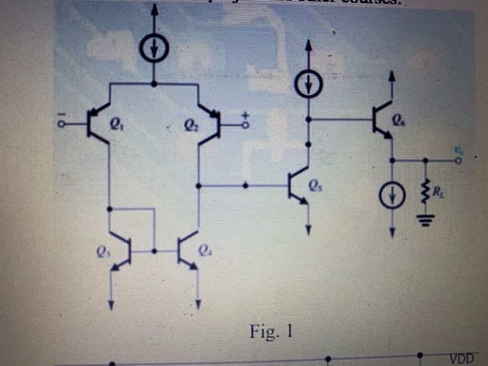 Fig. 1 VDD In practice, you have to consider the | Chegg.com