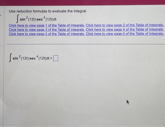 Solved Use reduction formulas to evaluate the integral. I | Chegg.com