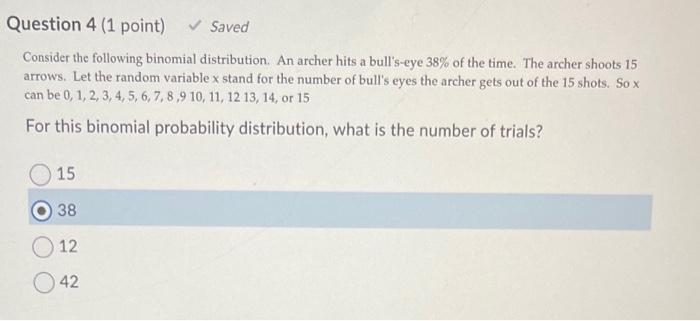 Solved Consider the following binomial distribution. An | Chegg.com