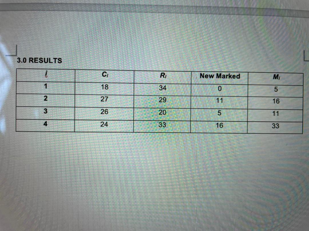 Solved Lab Exercise 3B: Indoor Capture-Mark-Recapture | Chegg.com