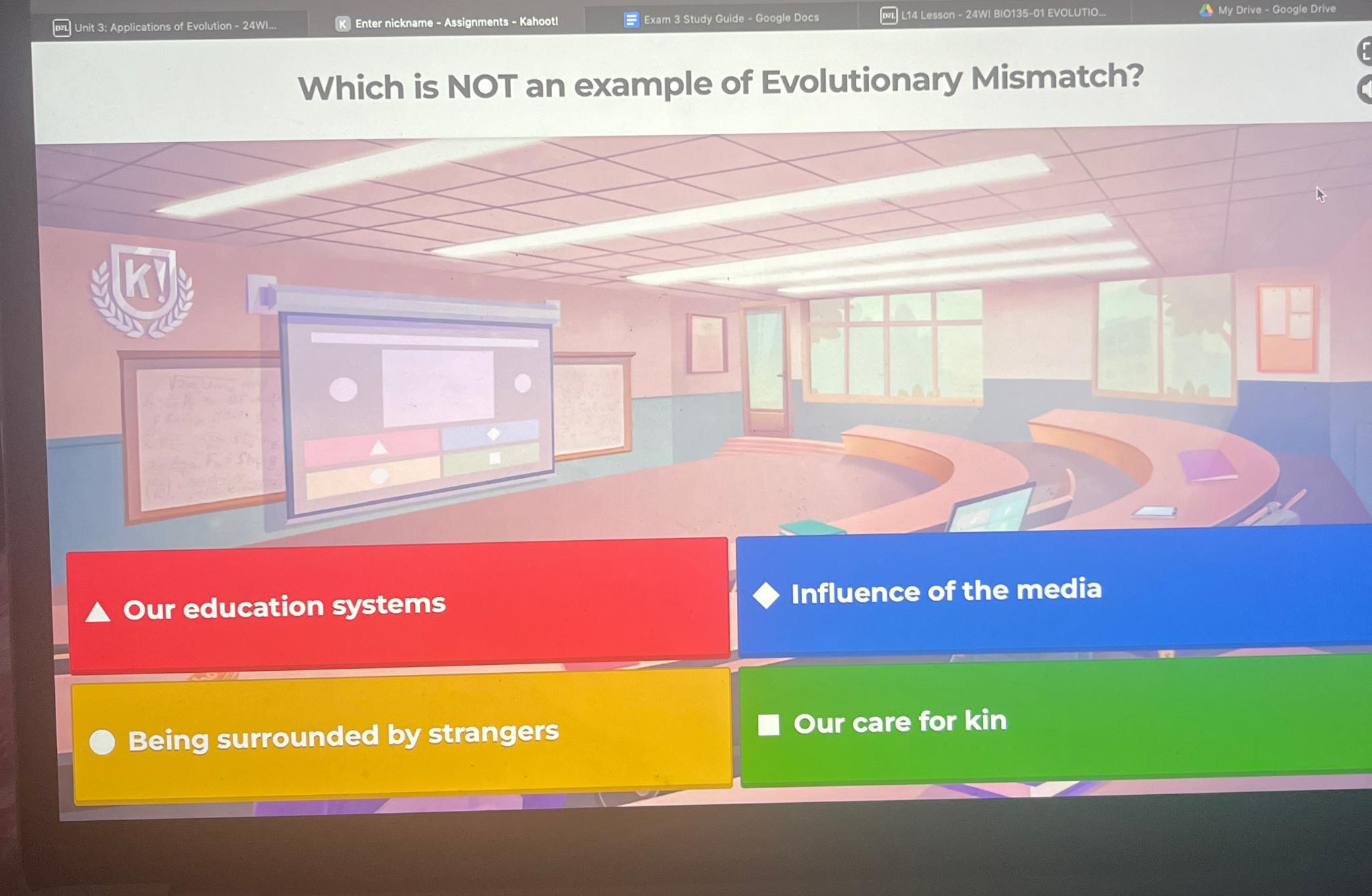 Solved Which is NOT an example of Evolutionary Mismatch?Our | Chegg.com