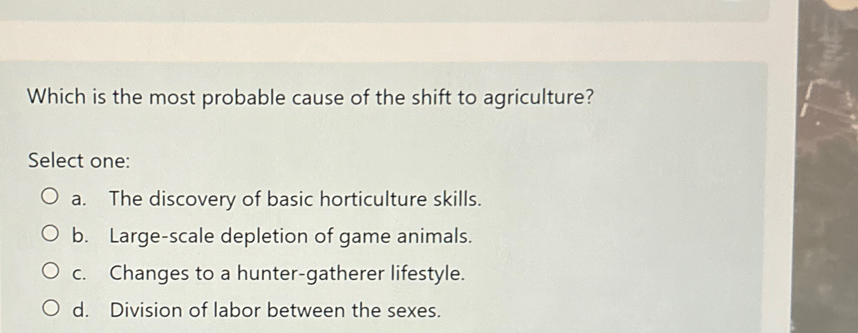 Solved Which is the most probable cause of the shift to | Chegg.com
