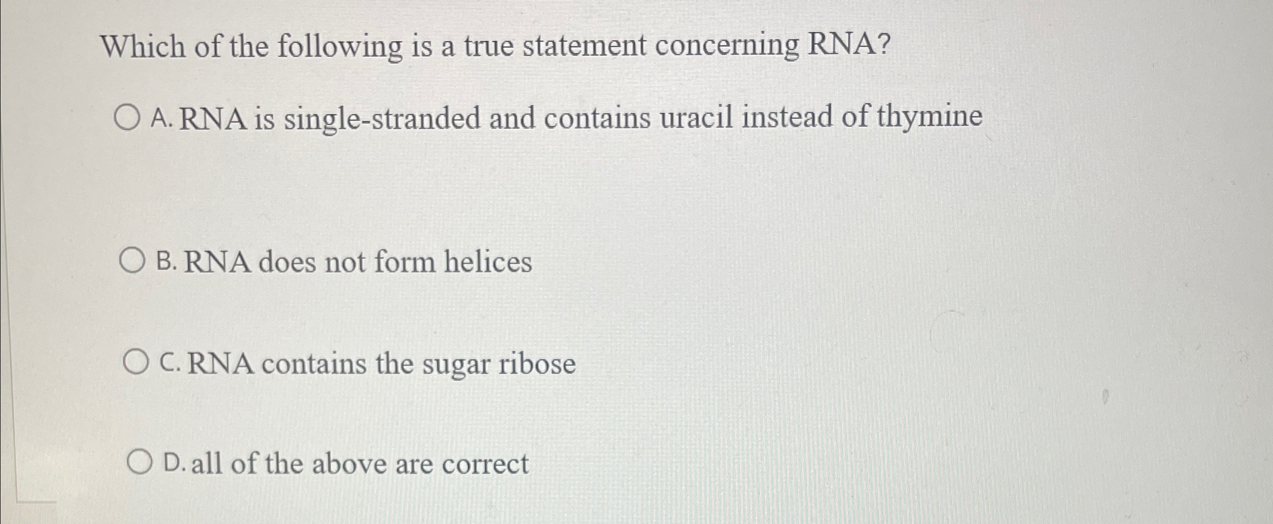 Solved Which of the following is a true statement concerning | Chegg.com