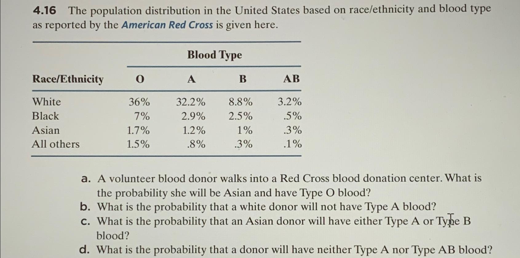 Solved 4.16 ﻿The population distribution in the United | Chegg.com