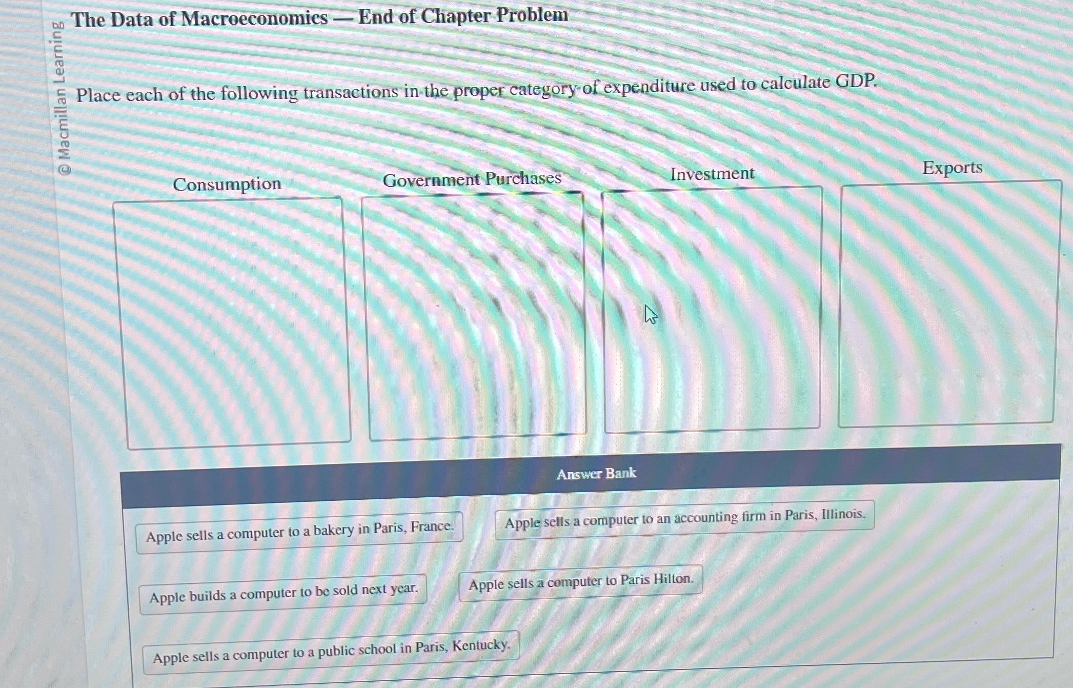 Solved The Data of Macroeconomics — ﻿End of Chapter | Chegg.com