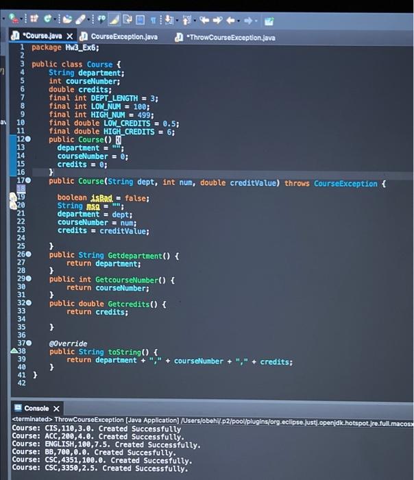 Solved my output is not showing any "invalid" values, only | Chegg.com