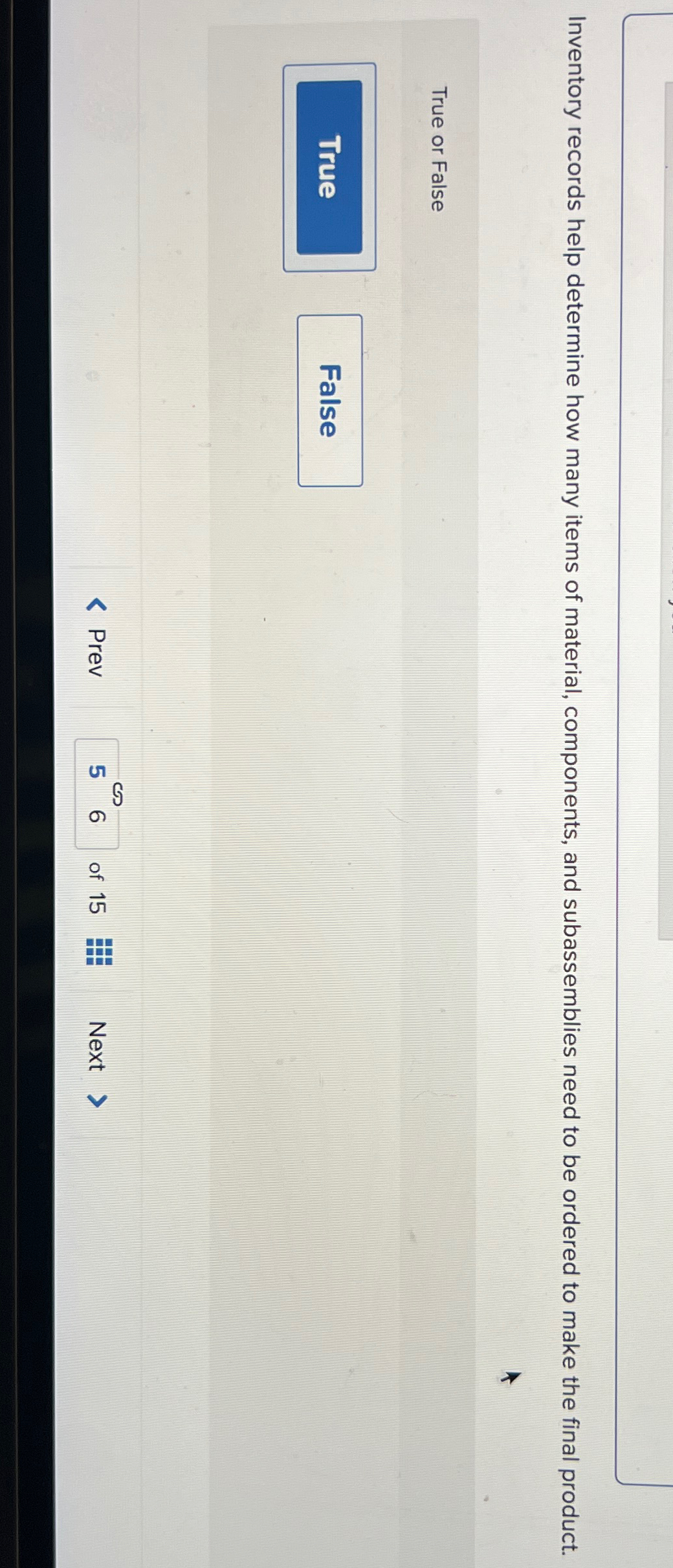 Solved Inventory records help determine how many items of | Chegg.com