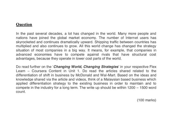 Question In the past several decades, a lot has | Chegg.com