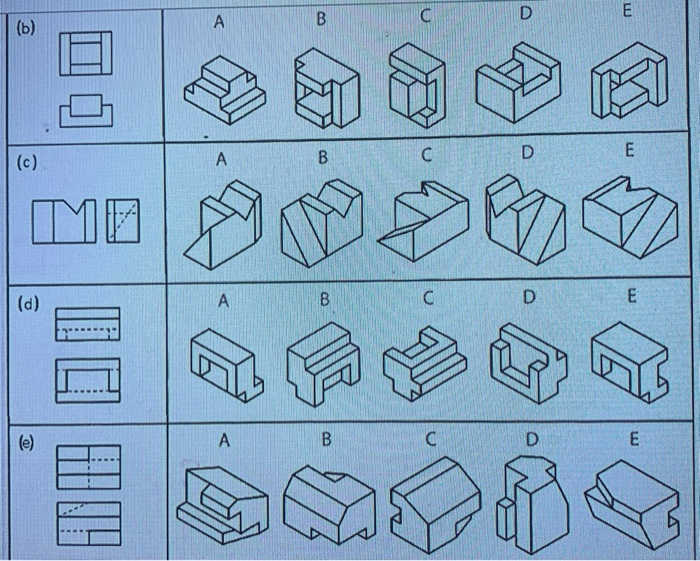 Solved You are given the front and top views of two simple | Chegg.com