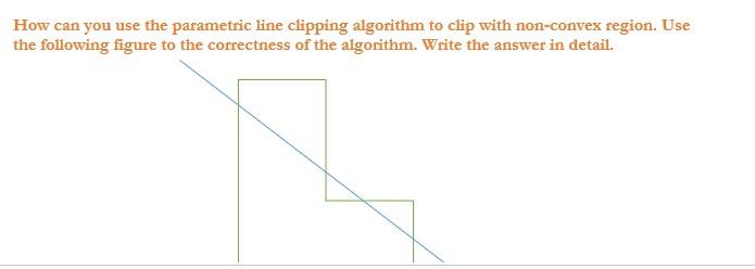 Solved How can you use the parametric line clipping | Chegg.com