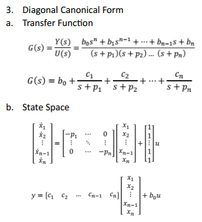 Solved How to derive mathematically Diagonal Canonical Form | Chegg.com