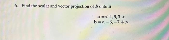 Solved Using Mathematica, find the scalar and vector | Chegg.com