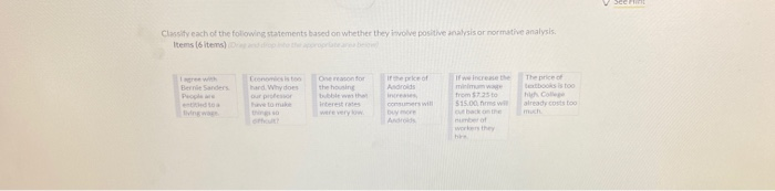 Classify each of the following statements based on | Chegg.com