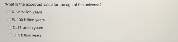 Solved What Is The Accepted Value For The Age Of The Chegg solved-what-is-the-accepted-value-for-the-age-of-the-chegg