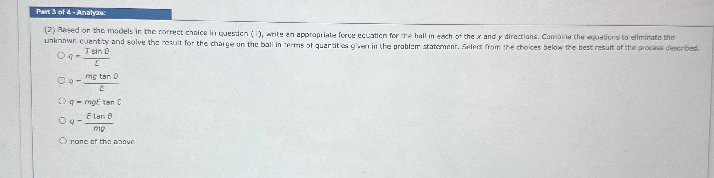 Solved Part 3 ﻿of 4 - ﻿Analyze:(2) ﻿Based on the models in | Chegg.com