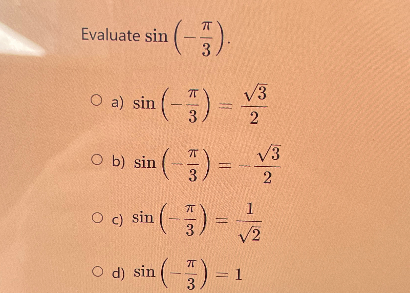 Solved Evaluate | Chegg.com