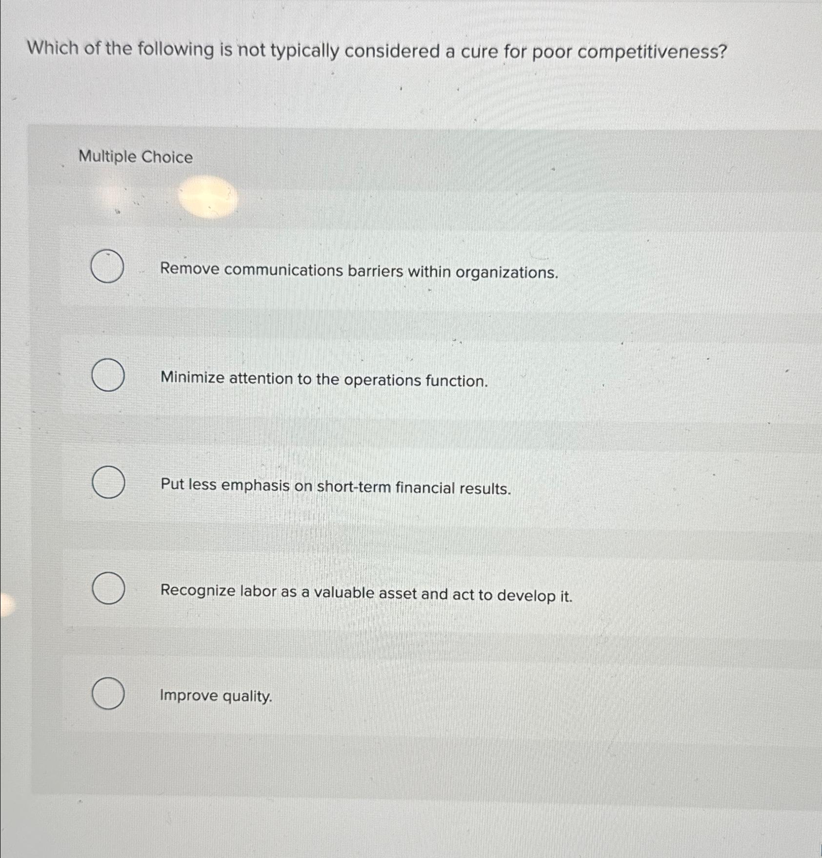 Solved Which of the following is not typically considered a | Chegg.com