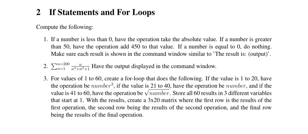 Solved Make sure the title of the MATLAB code is appropriate | Chegg.com