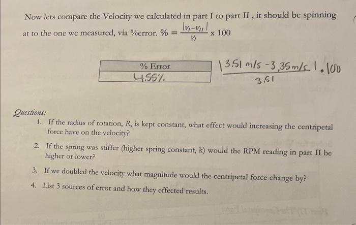 Solved Lab 6: Circular Motion Objective: In this expcriment | Chegg.com